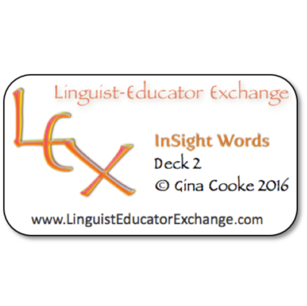 LEX™ Matrix Study Sheets Volume 1 | Linguist~Educator Exchange